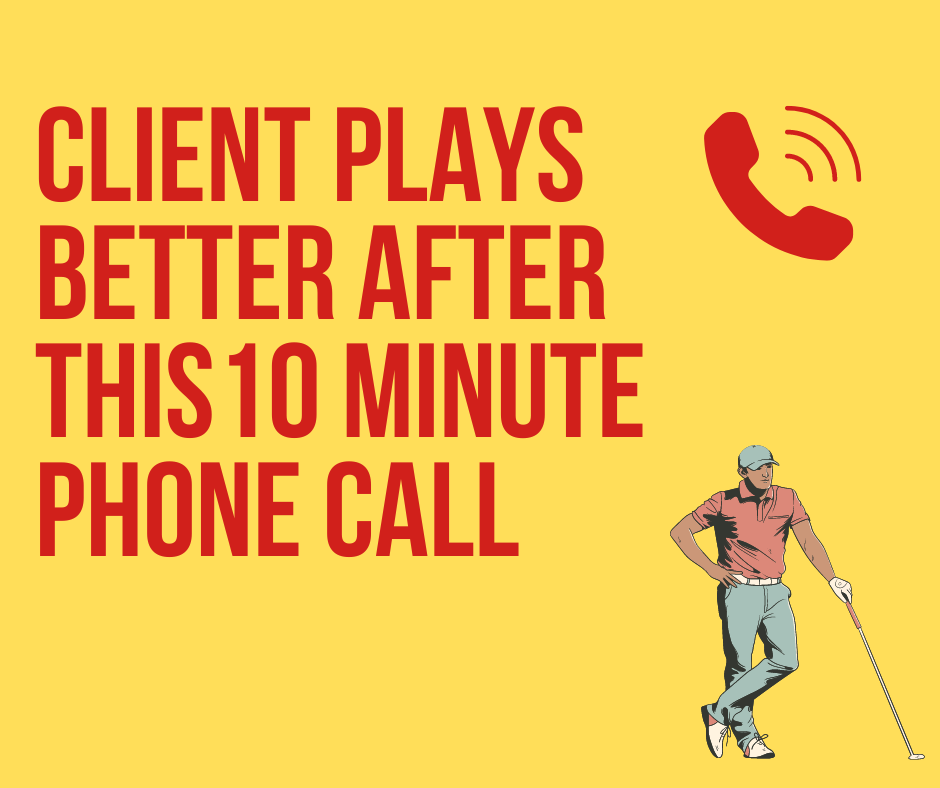 Golf coaching phone call - Automatic Golf